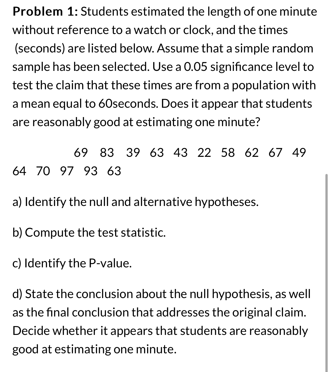 Solved by an EXPERT \( \begin{array}{llll}64 ﻿& 70 ﻿& 97 ﻿& | Chegg.com