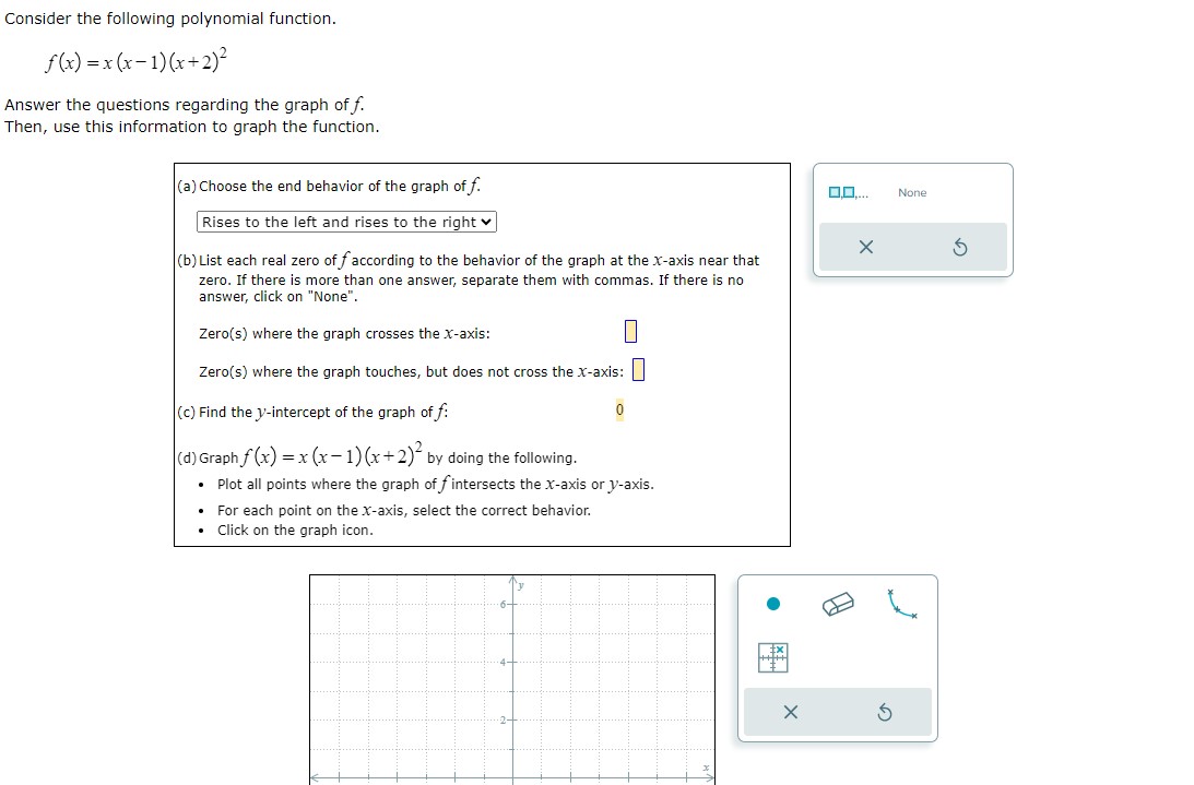Solved Graph the rational function. f(x)=x+32x2+9x+2 Start | Chegg.com
