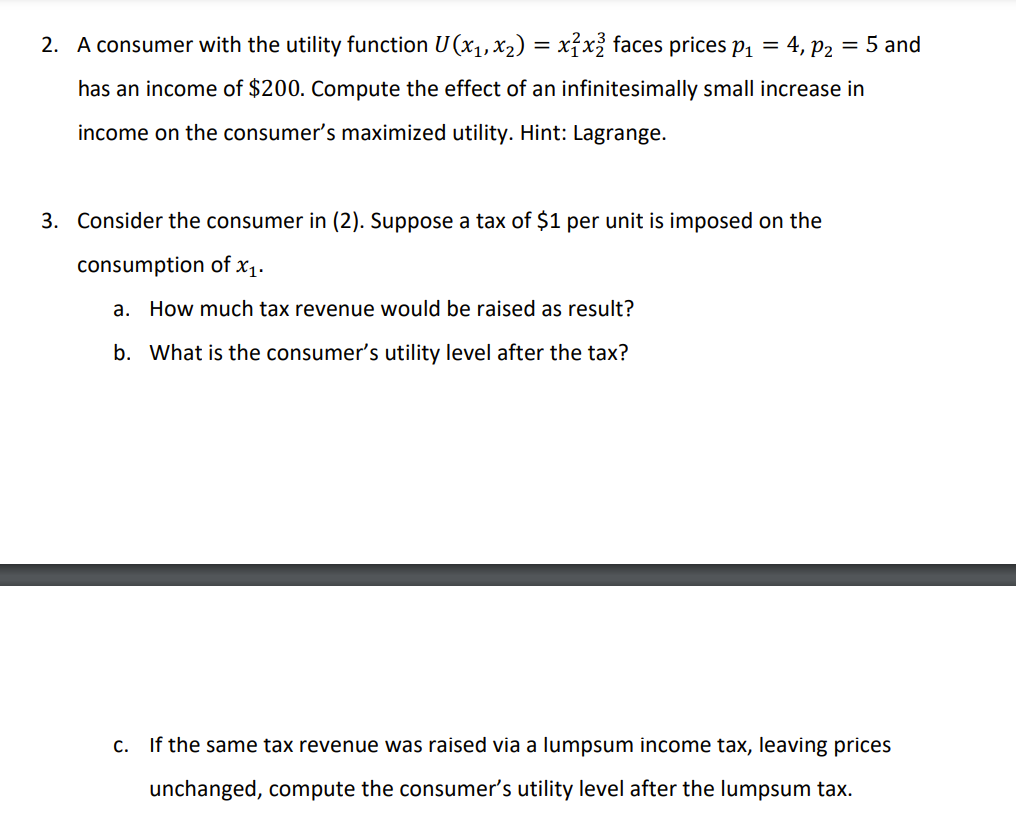 Solved Only 3, but it requires some conditions in 2.I will | Chegg.com