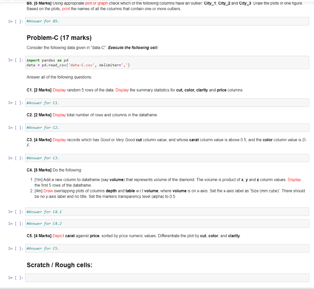 Solved Problem-A (17 marks) Answer all the following | Chegg.com