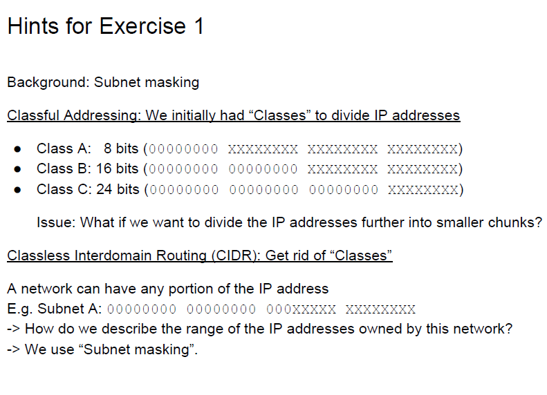 Solved Exercise 1. Consider a datagram network using 32-bits | Chegg.com