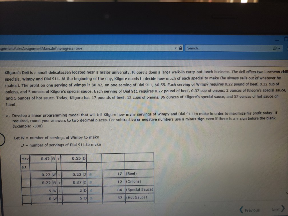 Solved gnment/takeAssignmentMain.do?inprogress=true | Chegg.com