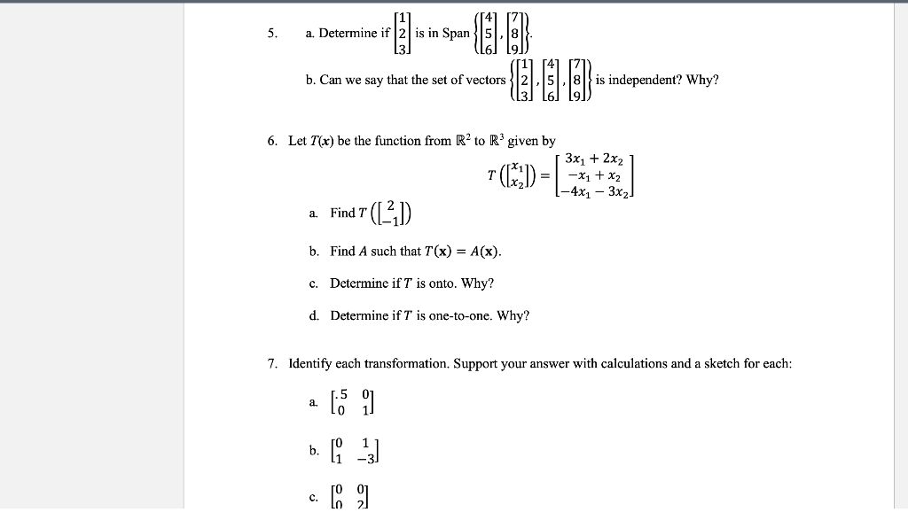 Solved When explaining or justifying your answers, be clear | Chegg.com