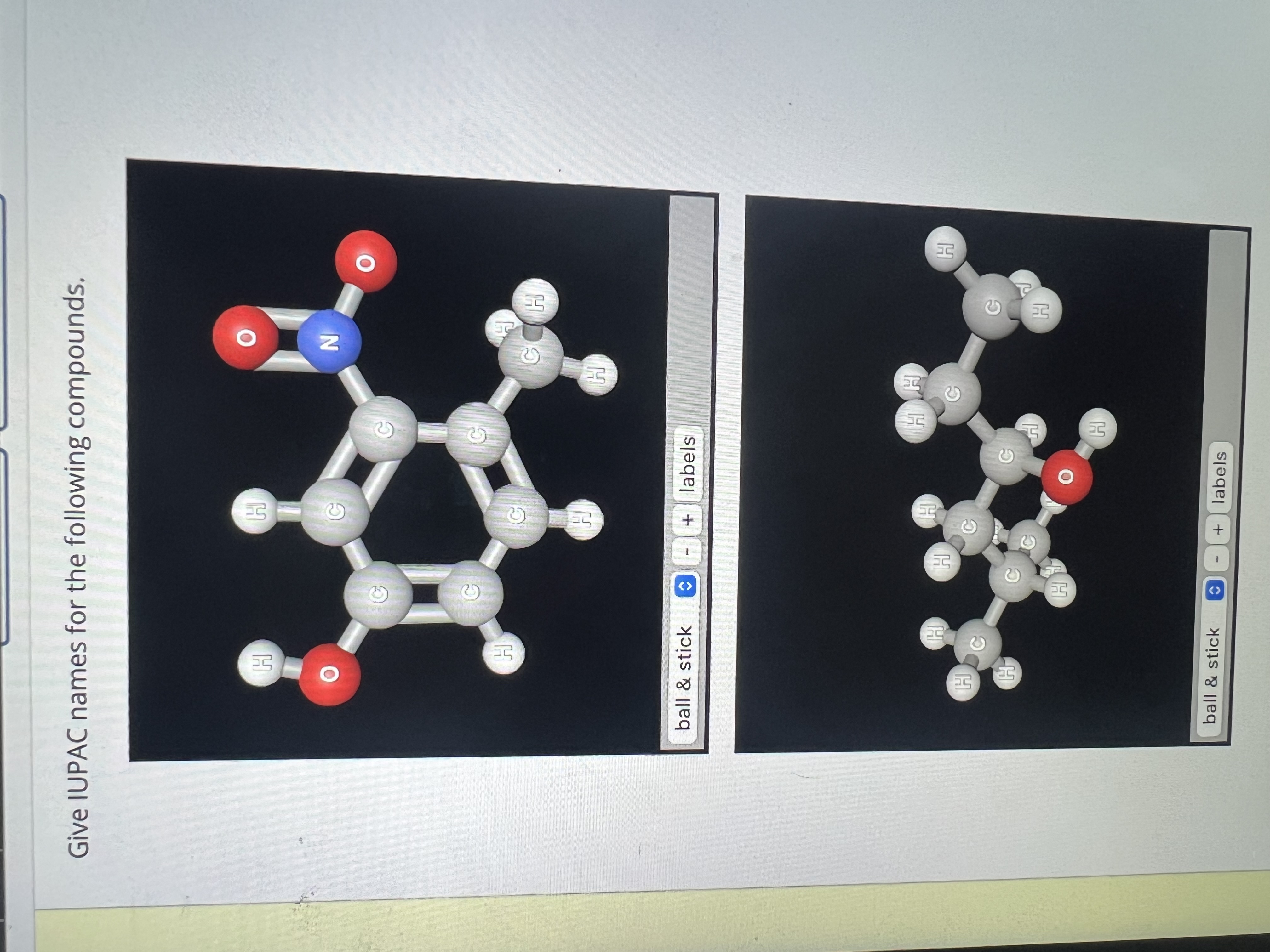 Solved Give IUPAC names for the following compounds:(Be sure | Chegg.com