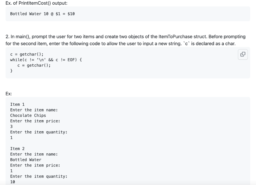 Solved Lab Warmup - Online shopping cart (Part 1) | Chegg.com