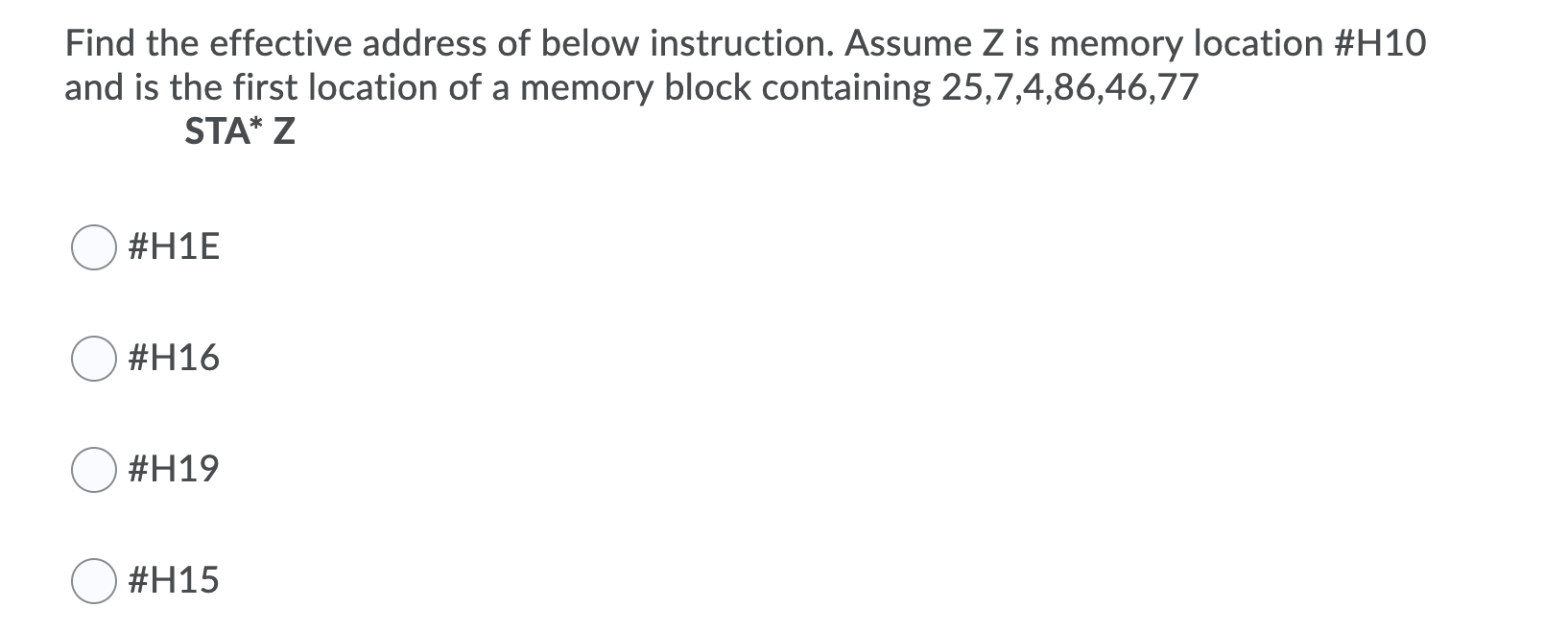 Solved Find the effective address of below instruction. | Chegg.com