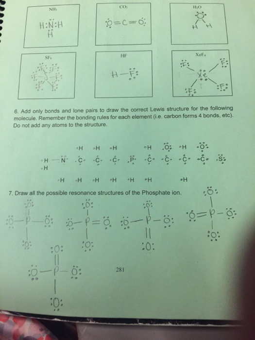 Solved Add only bonds and lone pairs to draw the correct | Chegg.com