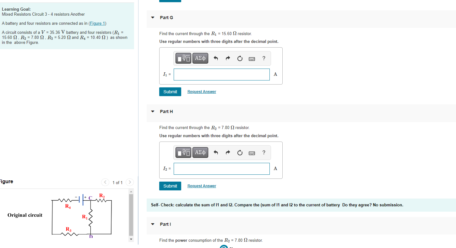 Solved Learning Goal: Mixed Resistors Circuit 3 - 4 | Chegg.com