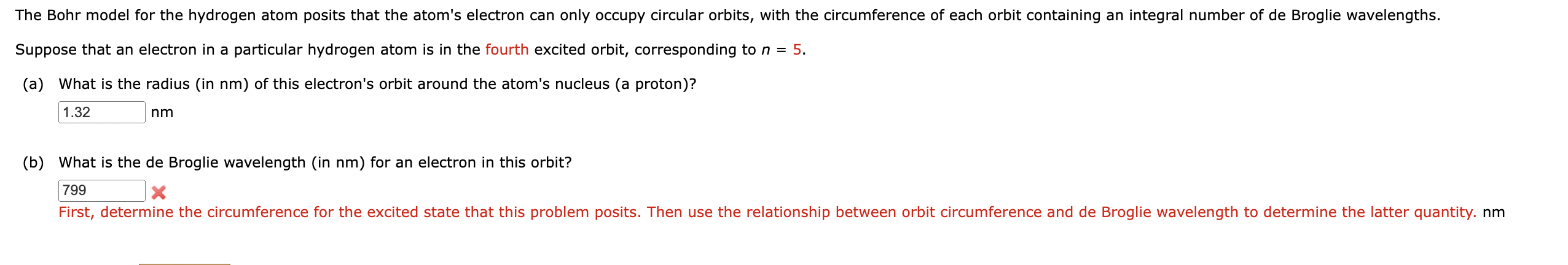 Solved Suppose That An Electron In A Particular Hydrogen