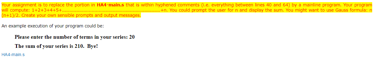 Assembly Language Programming (Arm Assembly) Note: | Chegg.com