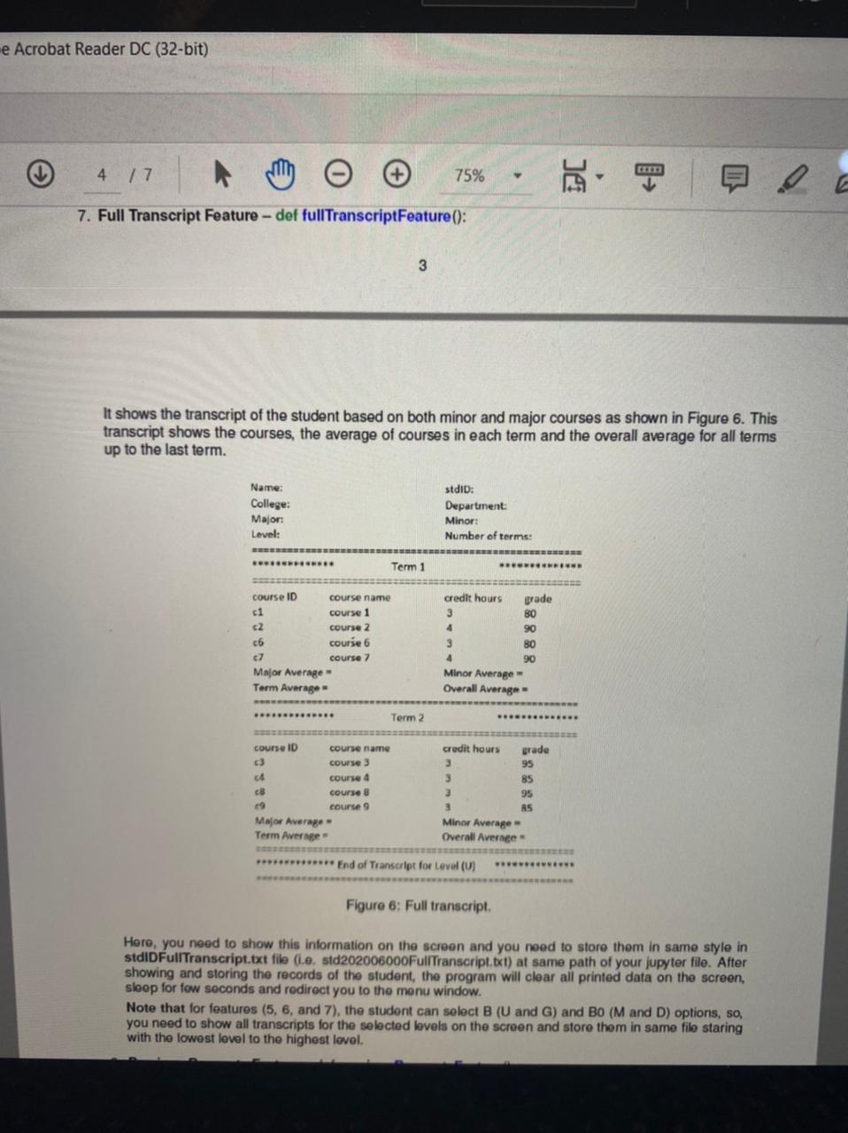 Develop a menu-driven complete program that can | Chegg.com