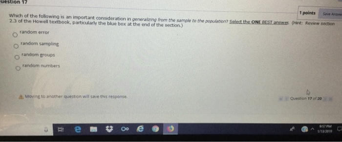Solved uestion 17 1 points Save Answe Which of the following | Chegg.com Solved uestion 17 1 points Save Answe Which of the following | Chegg.com