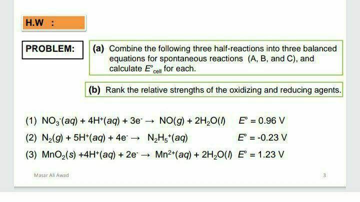 Solved H.W : PROBLEM: (a) Combine the following three | Chegg.com