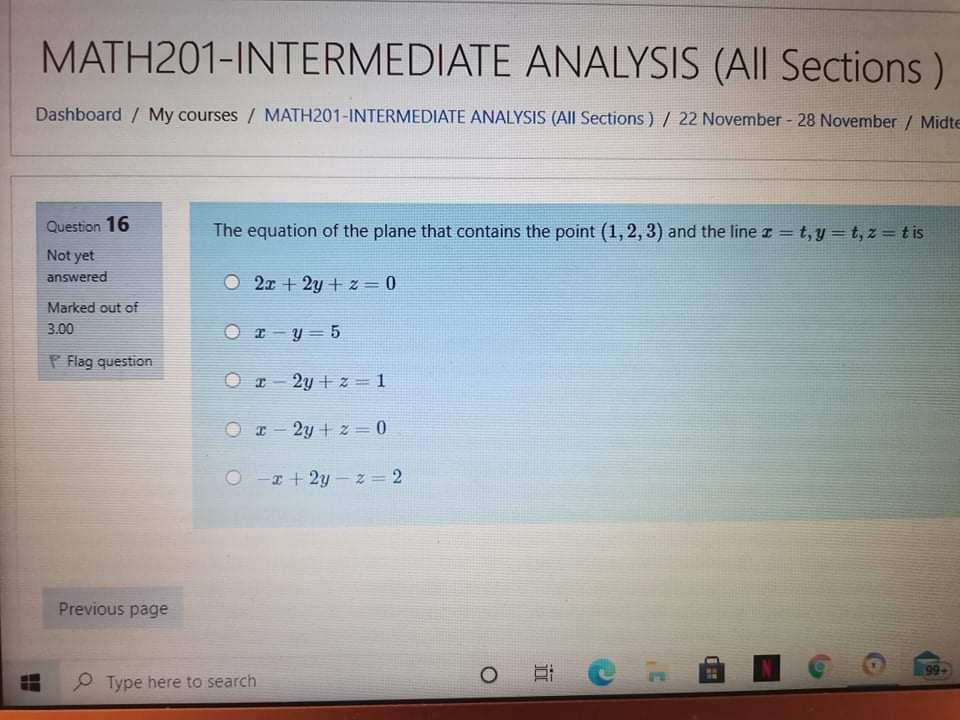 Solved MATH201-INTERMEDIATE ANALYSIS (All Sections) | Chegg.com