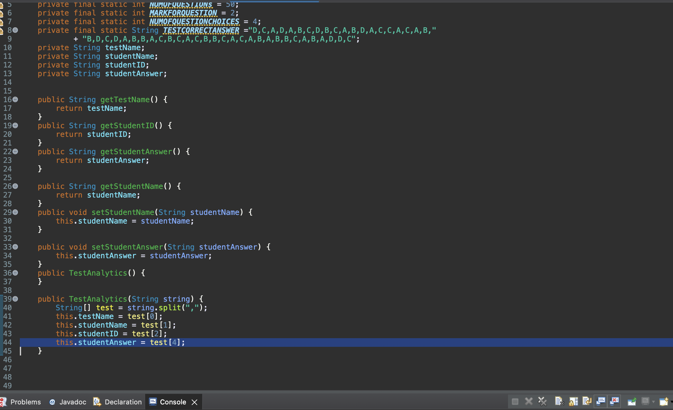Solved why is my code only returning the first letter of the | Chegg.com