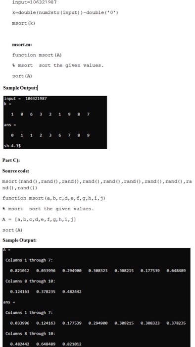 Solved Very simple matlab question. I am trying to use the | Chegg.com