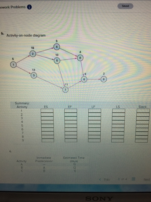 Solved For each of the problems listed, determine the | Chegg.com