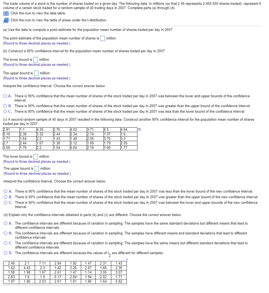 Solved Q11 - Please post answers using statcrunch program. | Chegg.com