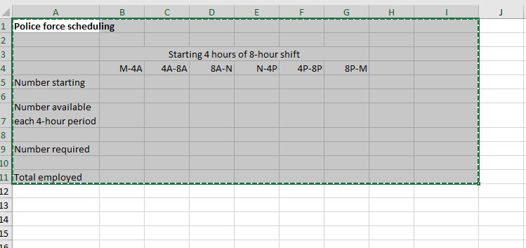 Solved Please solve with Excel Solver and showing the actual | Chegg.com