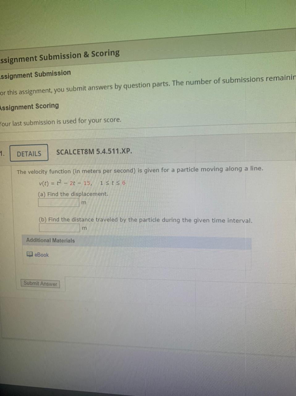 Solved Ssignment Submission And Scoring Ssignment Submission 