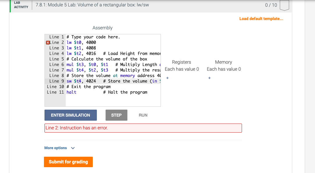 Solved the result is stored at memory address 4024 : Note: | Chegg.com