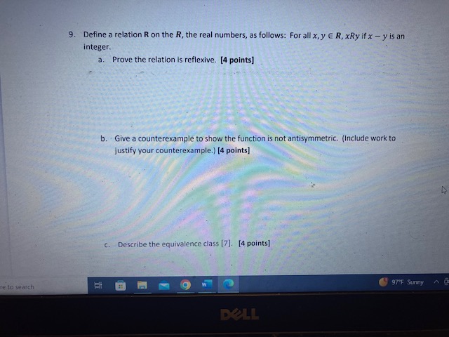 Solved b. Give a counterexample to show the function is not | Chegg.com Solved b. Give a counterexample to show the function is not | Chegg.com