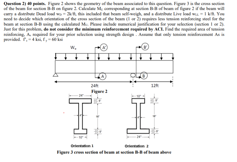 Question 2) 40 points. Figure 2 shows the geometry of | Chegg.com
