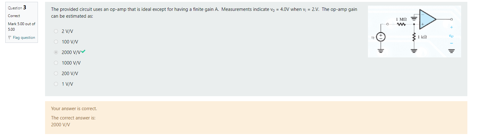 Solved The provided circuit uses an op-amp that is ideal | Chegg.com