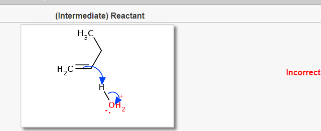 Solved (Intermediate) Reactant 25 с н,ӧ—н (Intermediate) | Chegg.com