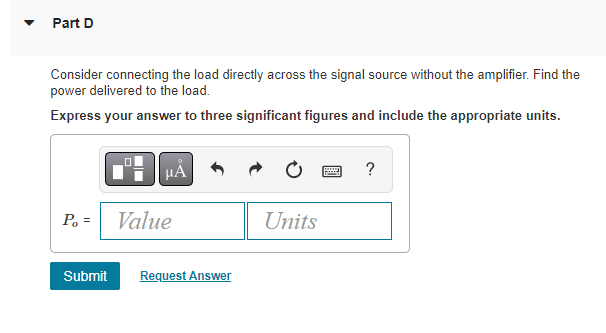 Solved A certain amplifier has an open-circuit voltage gain | Chegg.com