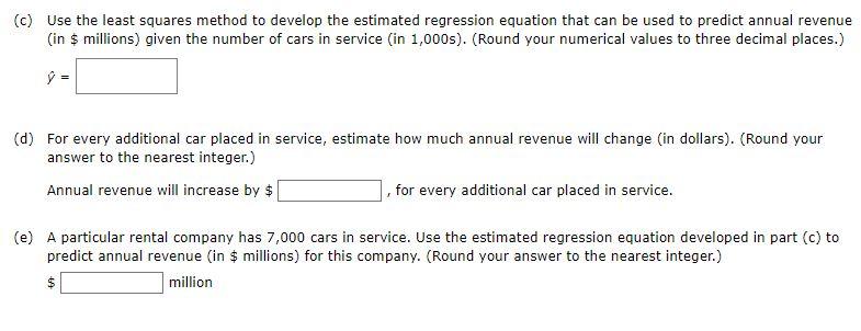 Solved Companies in the U.S. car rental market vary greatly | Chegg.com
