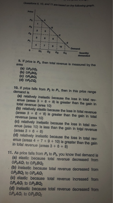 Solved Questions 9, 10, and 11 are based on the following | Chegg.com