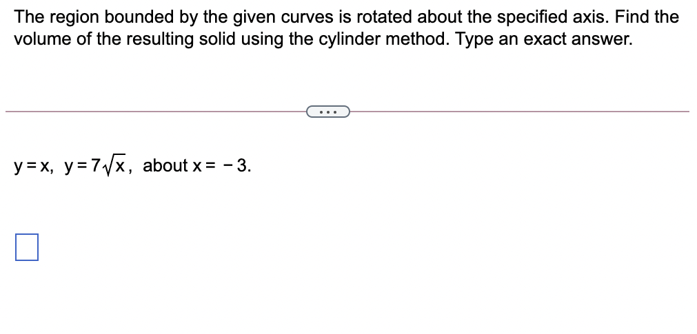 Solved The region bounded by the given curves is rotated | Chegg.com