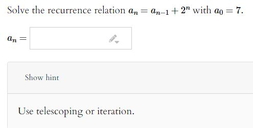 Solved I am having trouble understanding how telescoping | Chegg.com