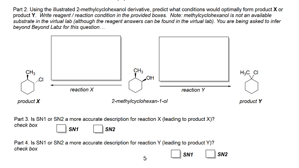 Solved Part 2. Using the illustrated 2-methylcyclohexanol | Chegg.com