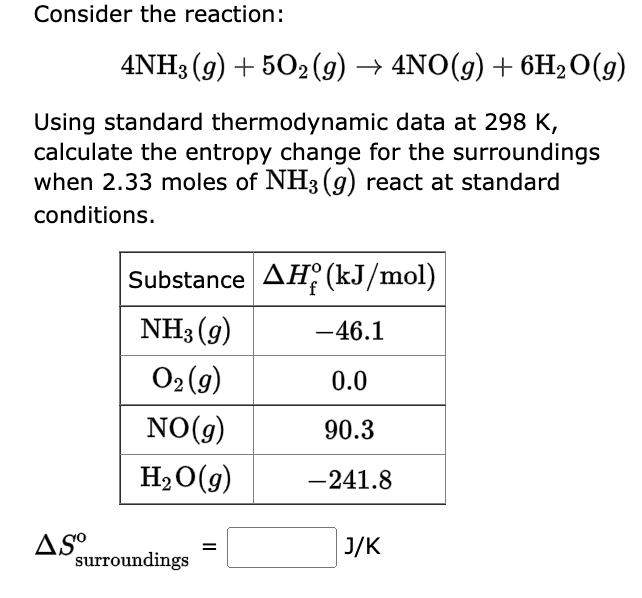 Solved Consider the reaction N2( g)+O2( g) 2NO(g) Using | Chegg.com