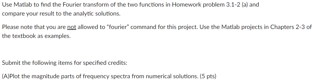 Solved 3.1-2 Consider the two signals shown in Fig. P3.1-2. | Chegg.com