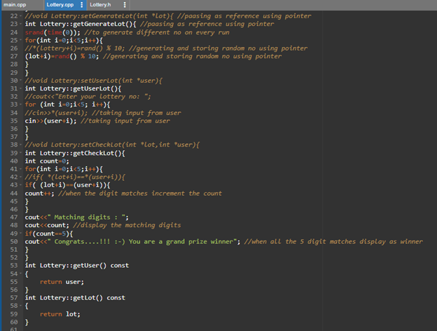 Solved Programming Challenges 14. Lottery Application pag. | Chegg.com