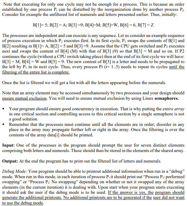 Solved Concurrent Filtering using Semaphores In this | Chegg.com