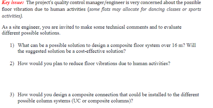 Solved There was a discussion between a young structural | Chegg.com