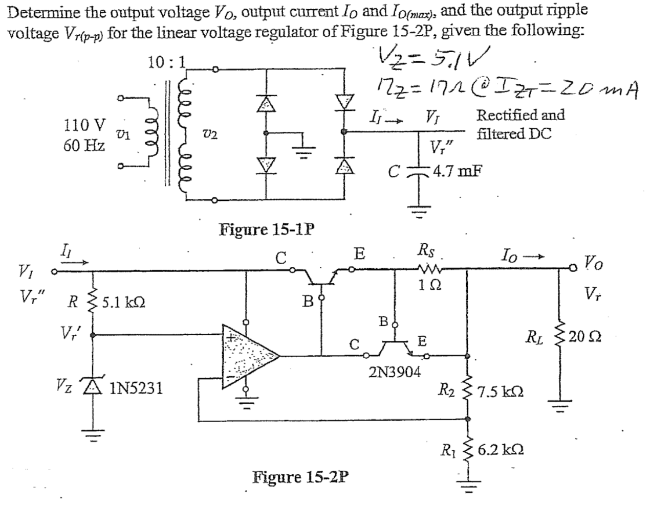 Solved 0 Determine the output voltage Vo, output current Io | Chegg.com