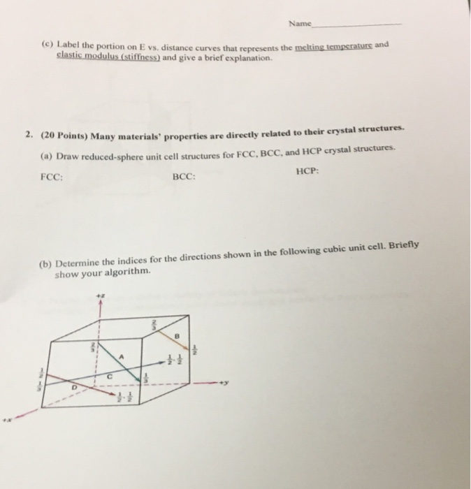 Solved Instructions: Read the Problems Carefully! Be sure to | Chegg.com