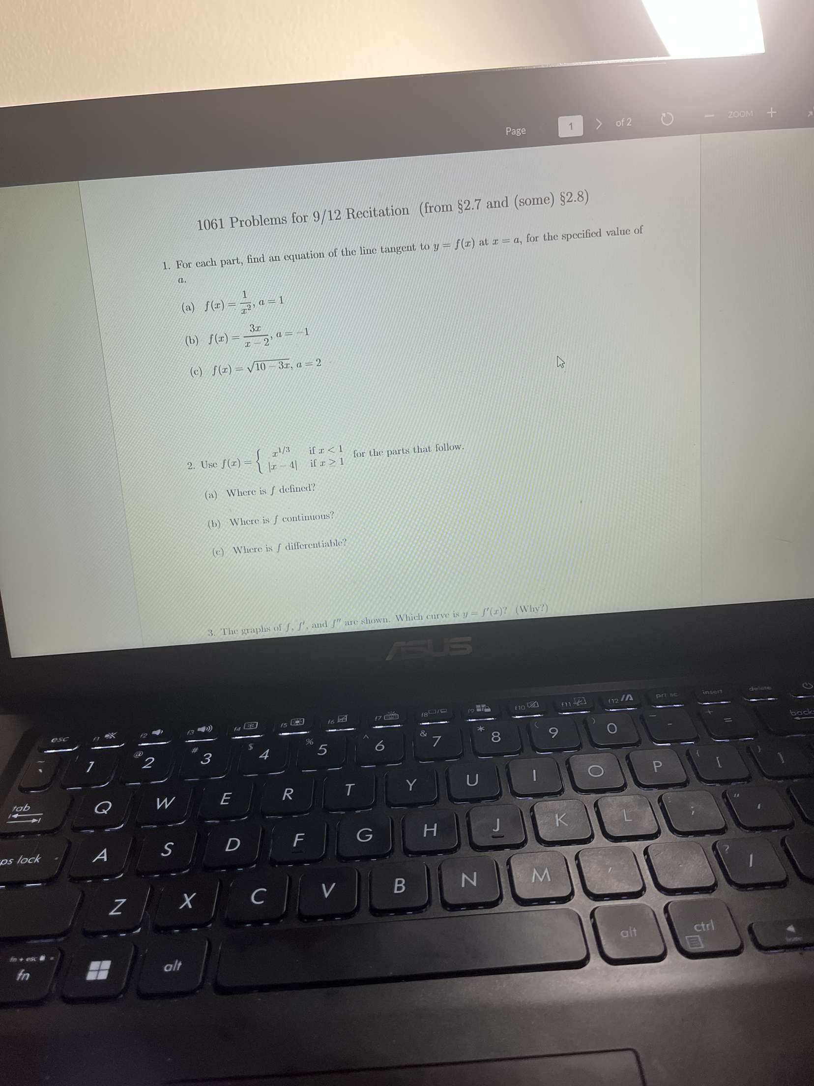 Solved 1061 Problems for 9/12 Recitation (from $2.7 and | Chegg.com