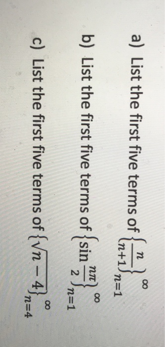 Solved Find an explicit formula for the sequence if possible | Chegg.com