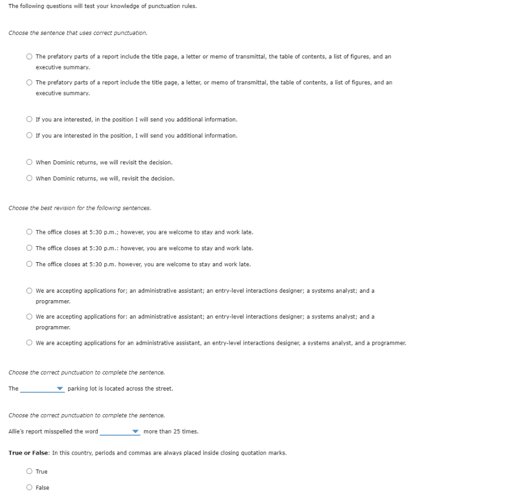 Solved The prefatory parts of a report include the title | Chegg.com