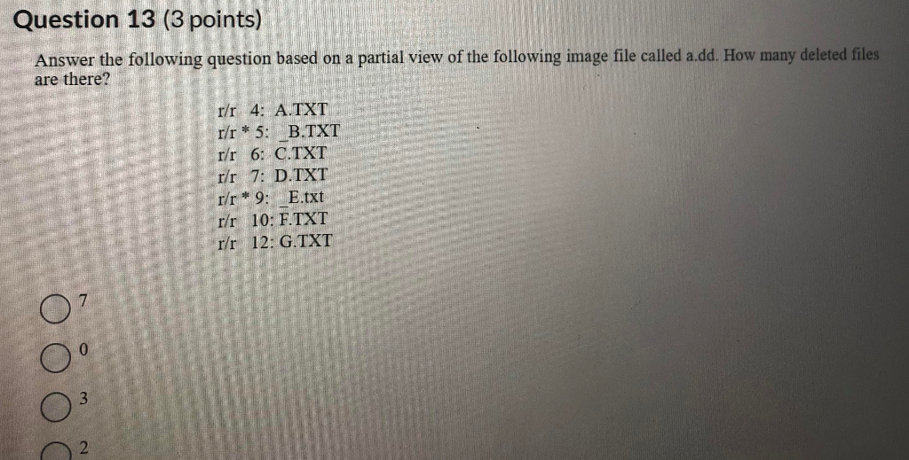 Question 7 (3 points) Based on sector 0 below, Based | Chegg.com