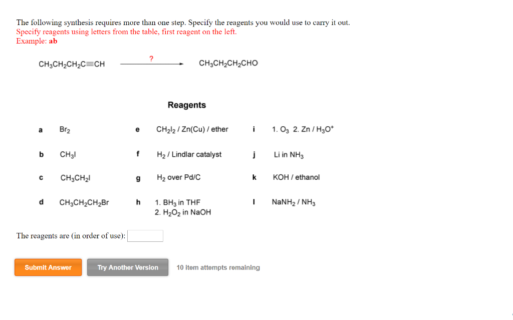 Solved CH3 H2C CH2 Hас Select reagents from the table to | Chegg.com
