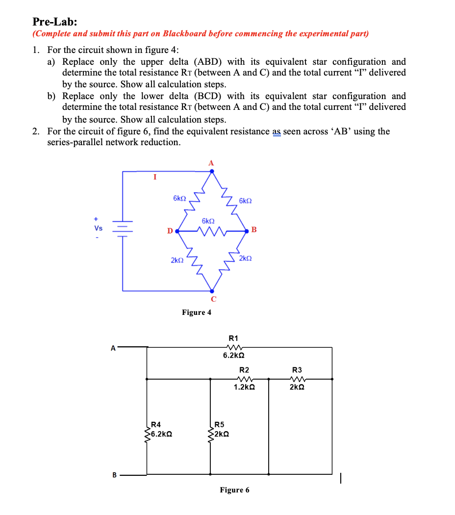 Solved Pre-Lab: (Complete and submit this part on Blackboard | Chegg.com
