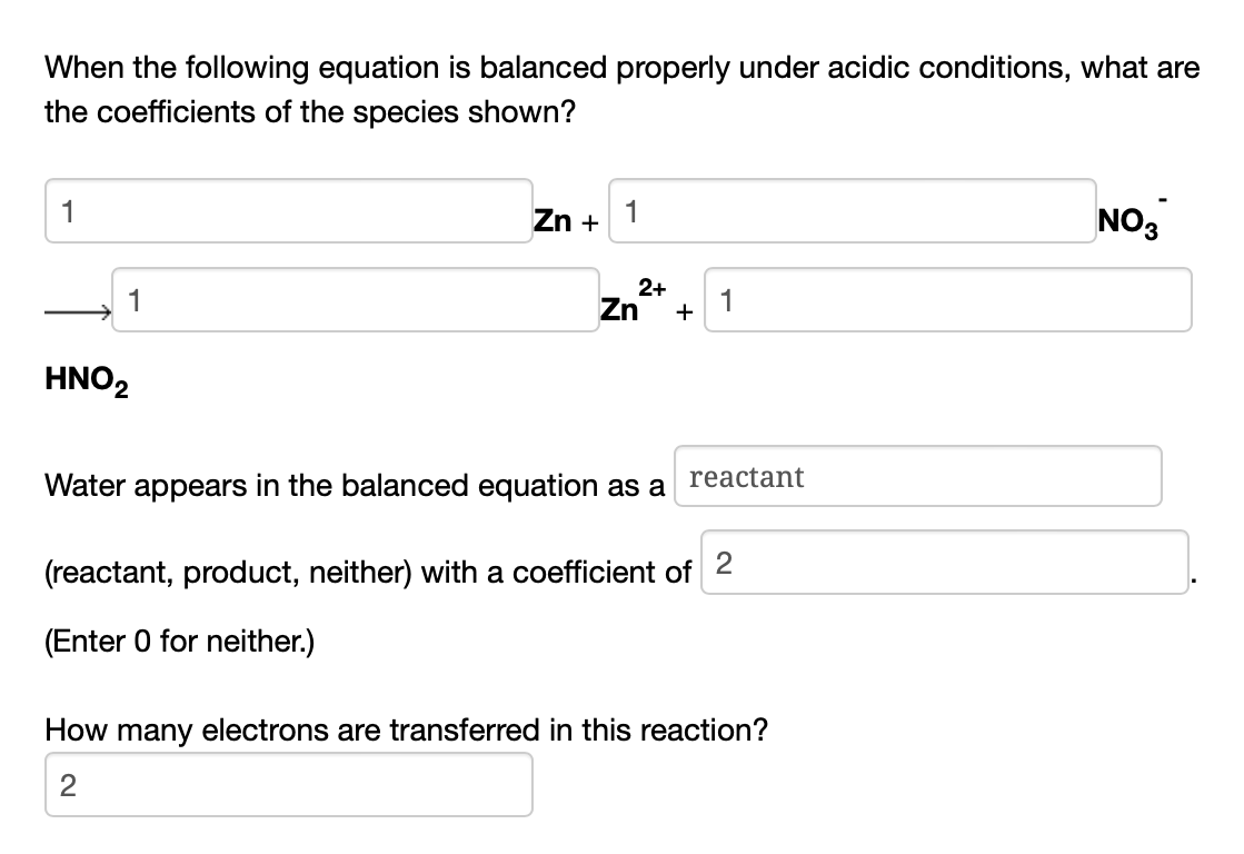 Solved When the following equation is balanced properly | Chegg.com