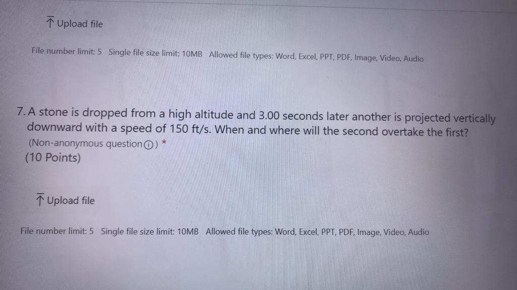 Solved Upload file File number limit: 5 Single file size | Chegg.com